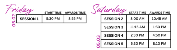 Schedule Page • Elevation On Tour